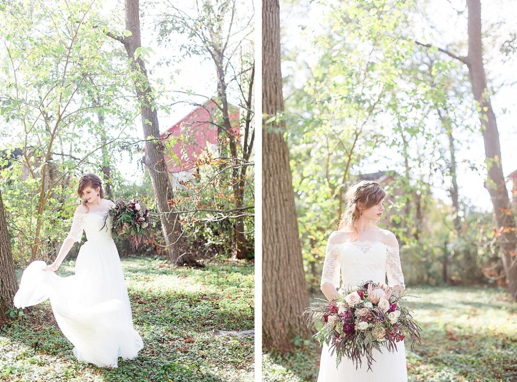 Boho Rustic Stylized Bridal Shoot at Mullins Farm – Elburn | Showit Blog